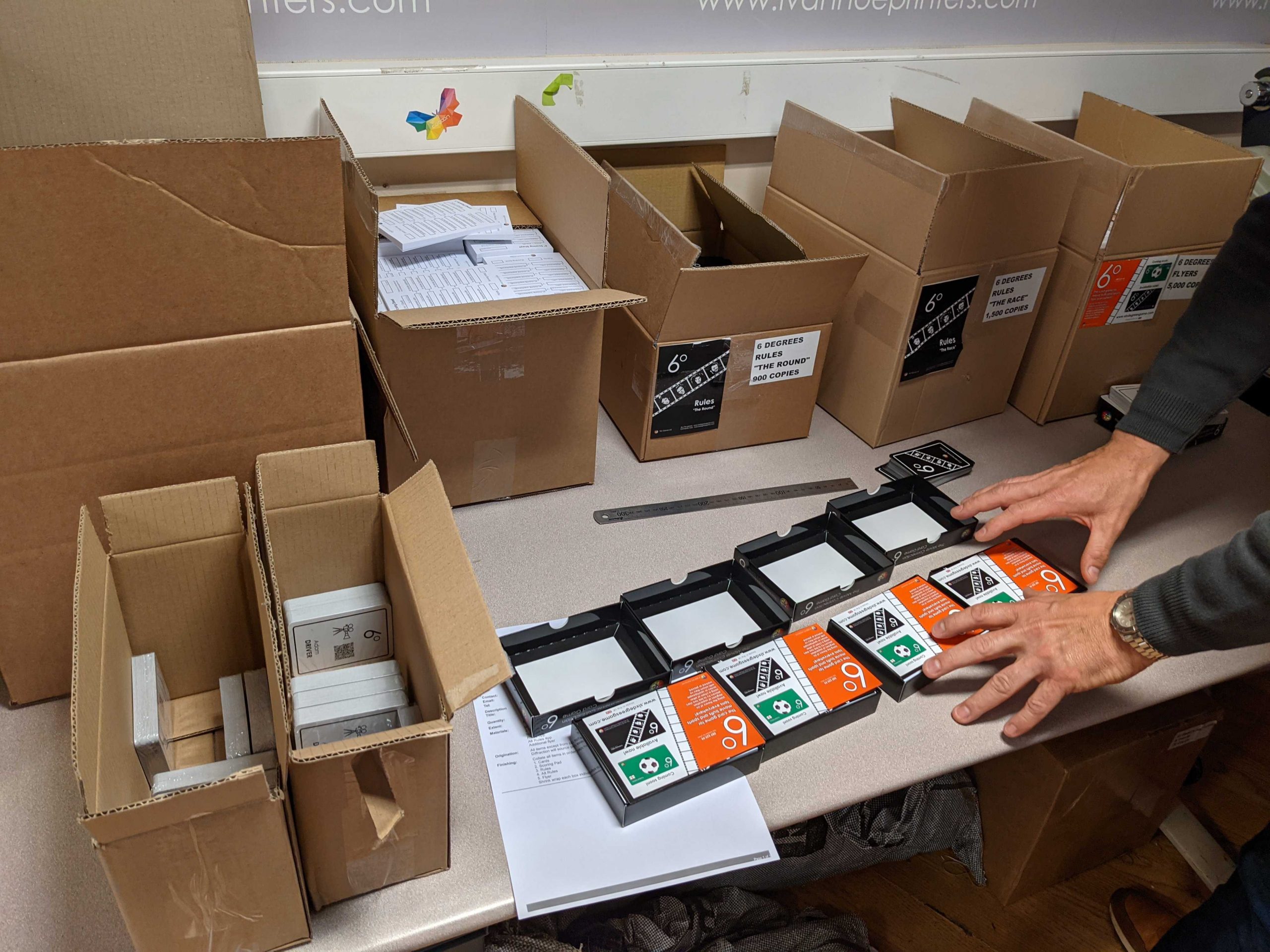 Production-ready version of 6 Degrees being assembled! - Six Degrees ...